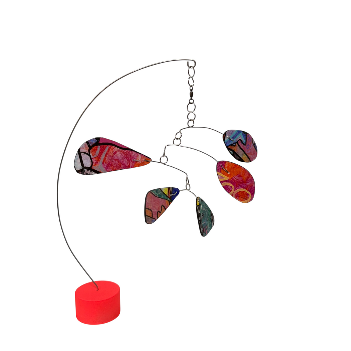 Urban Pulse – Desktop Mobile Sculpture | Graffiti-Inspired Kinetic Art ...