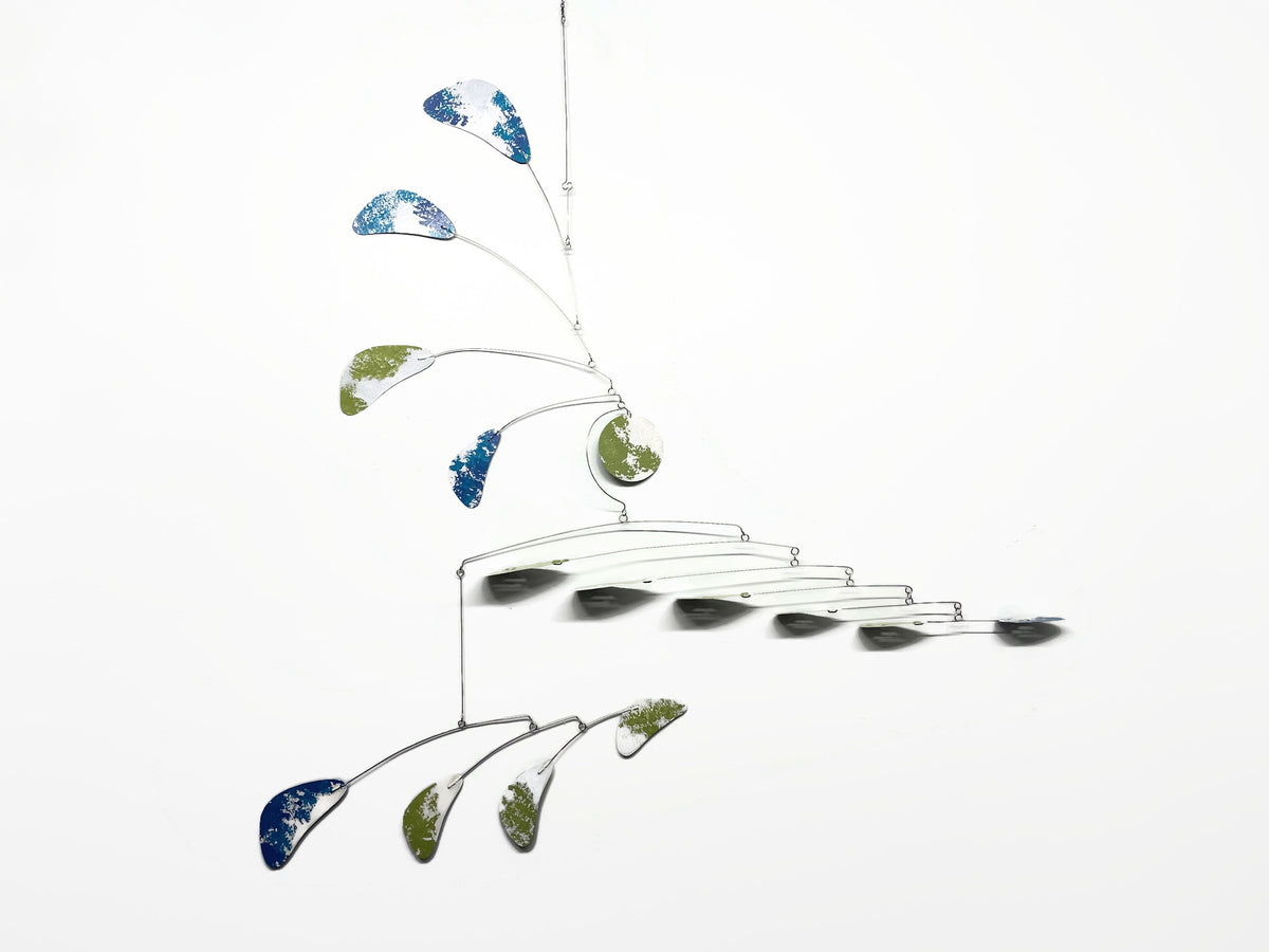 Metal Mobiles In Stock Sculpture Hand Painted Hanging Kinetic Art All ...