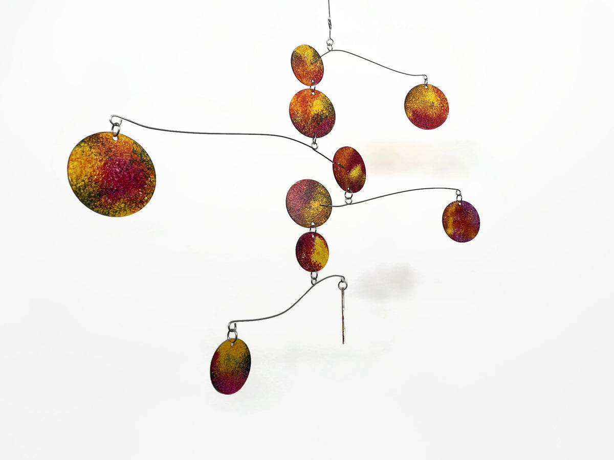 Outdoor Mobile Sculpture Hand Painted Great for Indoor Exhibit Also Su ...