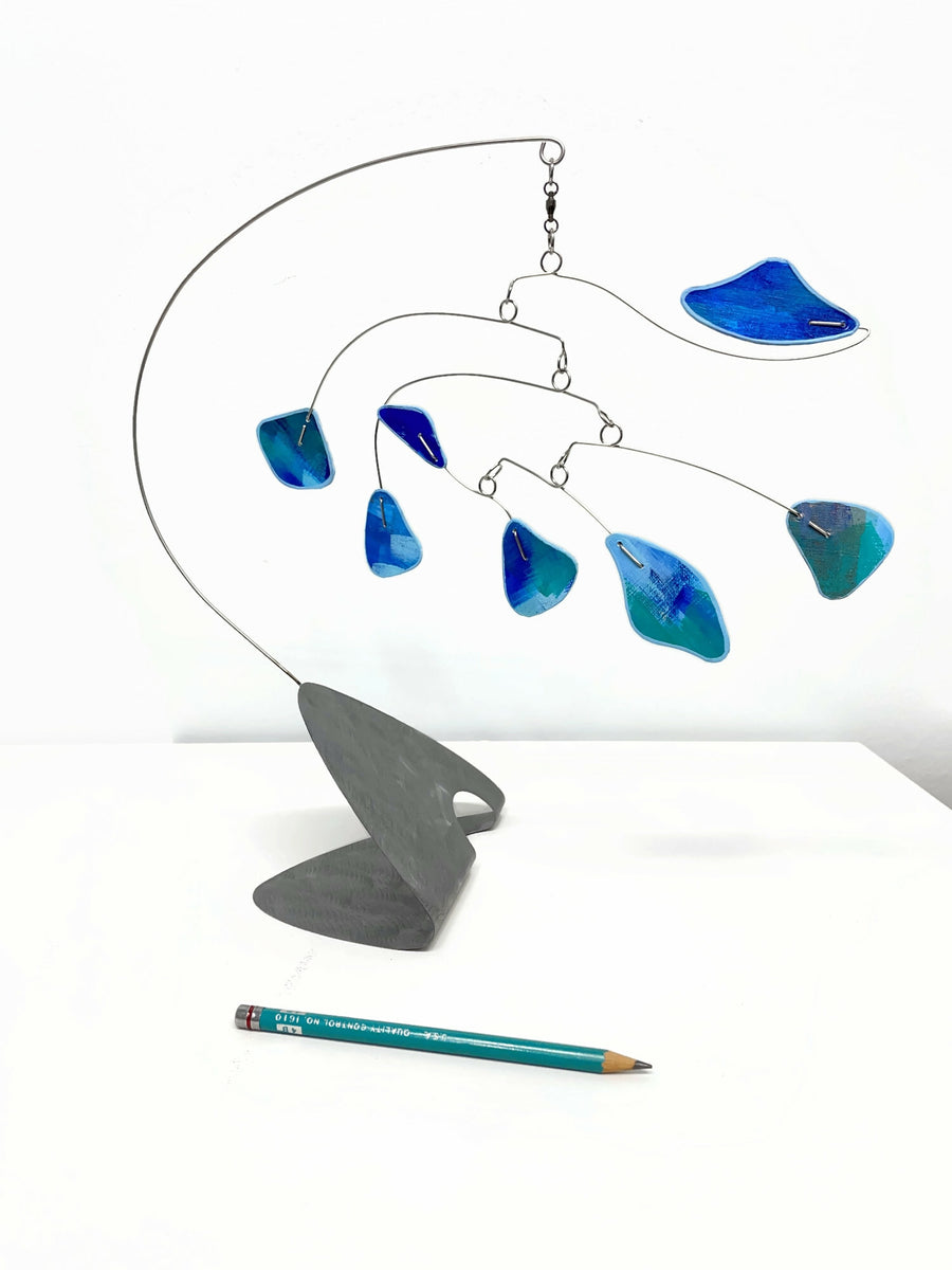 Hanging Mobiles In Stock Sculpture Stabile for the Desktop Hand Painte ...
