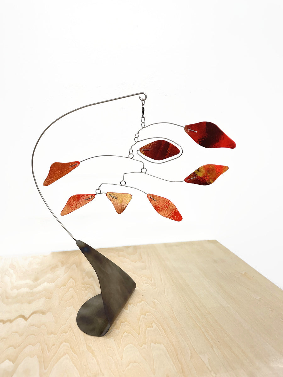 Kinetic Art Mobile Sculpture Stabile for the Art Lover Hand Painted ...