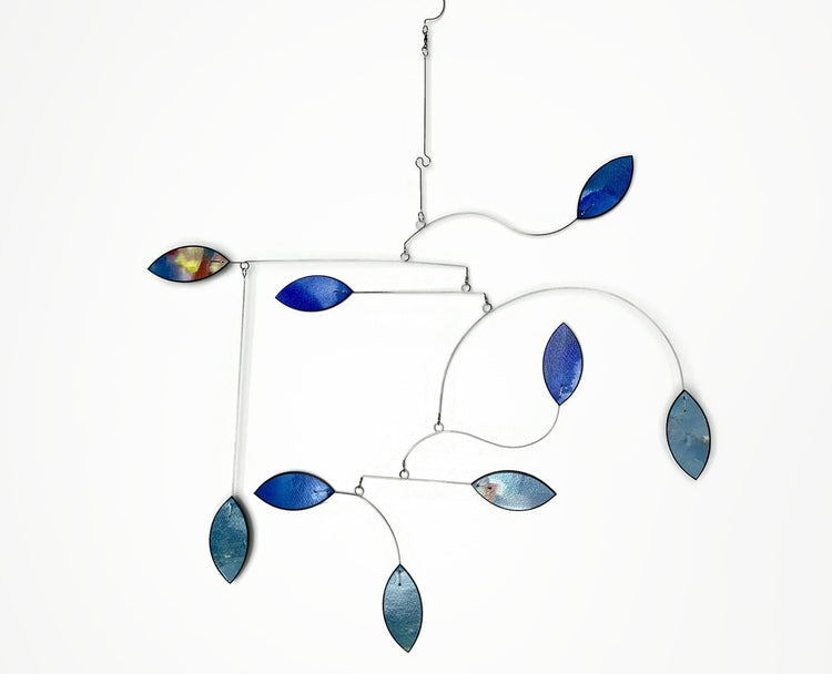 Nursery Mobile Kinetic Art Leaf Wave Baby Mobile – Skysetter Mobiles & Art