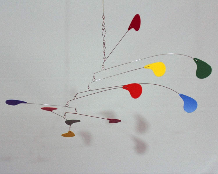 DewDrop Style Hanging Mobile – Colorful Kinetic Art for Nursery, Offic ...