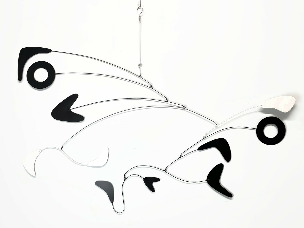 Large Modern Mobiles In Stock Sculpture Hanging Kinetic Art All Steel ...