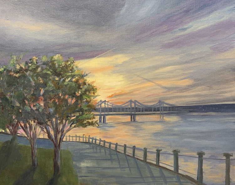 Natchez Mississippi River Bluff Park Sunset – Handcrafted Kinetic ...